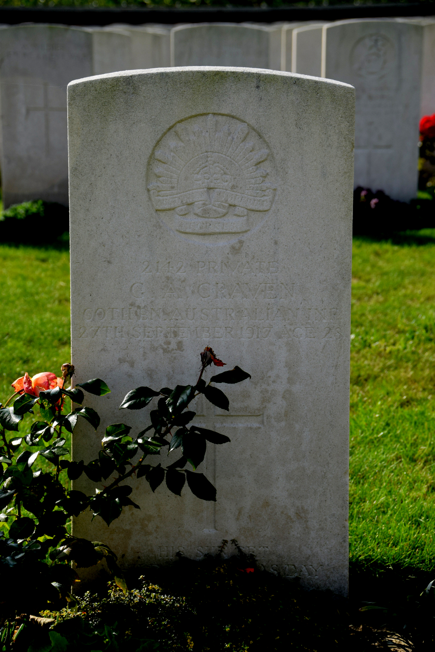 CRAVEN George Albert – Bendigo Remembers those who died in World War One