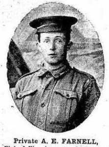 FARNELL Alfred Edwin – Bendigo Remembers those who died in World War One