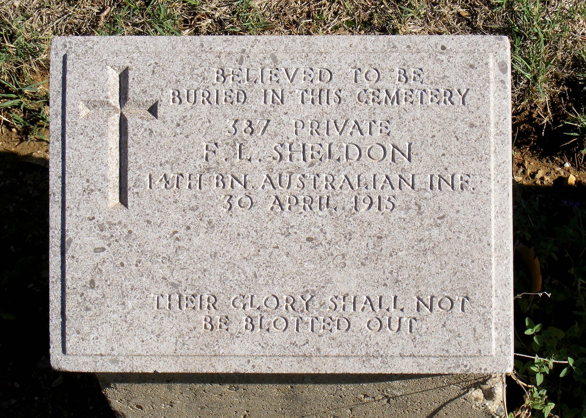 SHELDON Frederick Laurence – Bendigo Remembers those who died in World ...