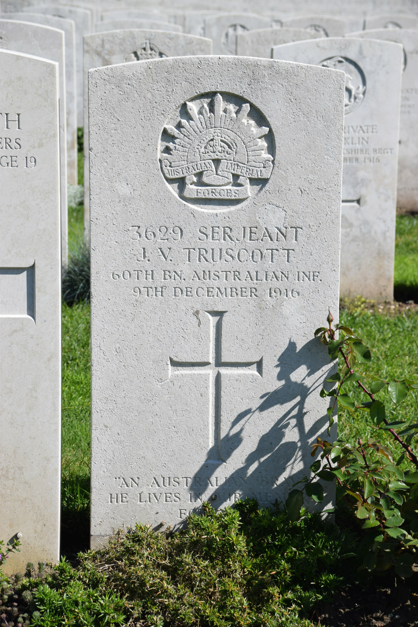 TRUSCOTT Joseph Victor – Bendigo Remembers those who died in World War One